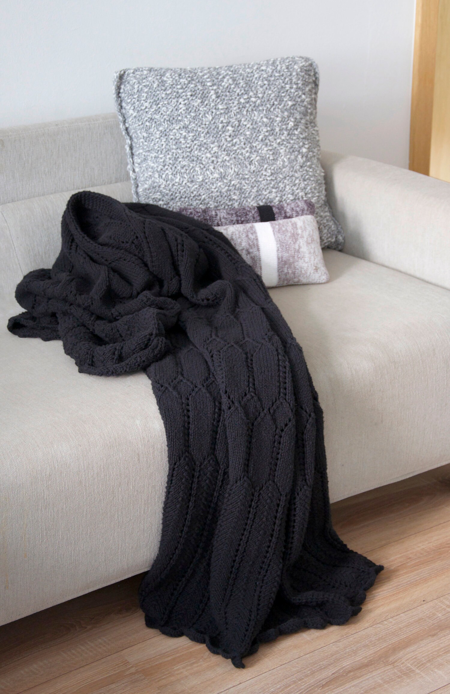 Strickdecke Blanket The gothic cathedral - Etsy España