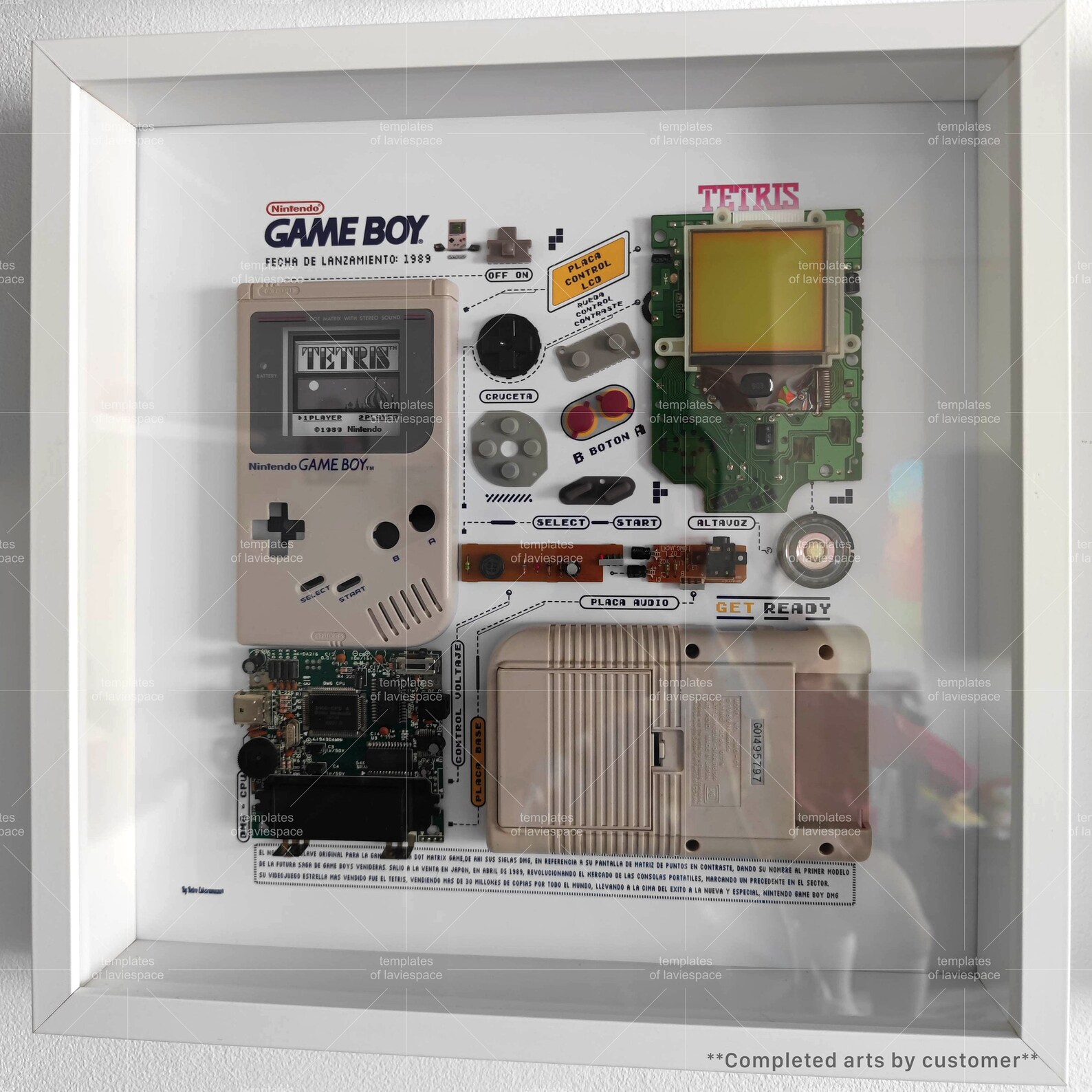 Download GAME BOY_CLASSIC Teardown Template Disassemble Game - Etsy Canada