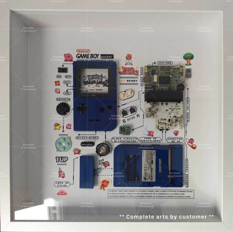Download GAME BOY_POCKET Teardown Template vol.1, Disassemble Game Controller Drawings - Etsy