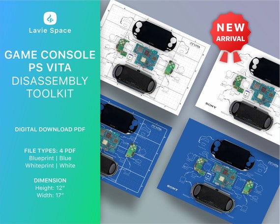 Download PS Vita Teardown Template Disassemble Game Console | Etsy