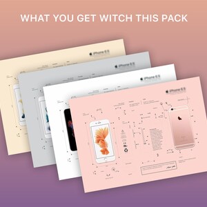 Download iPhone 6S Teardown Template, Disassemble Phone Drawings - Etsy