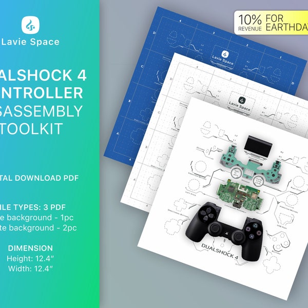 Ps4 Controller Template - Etsy