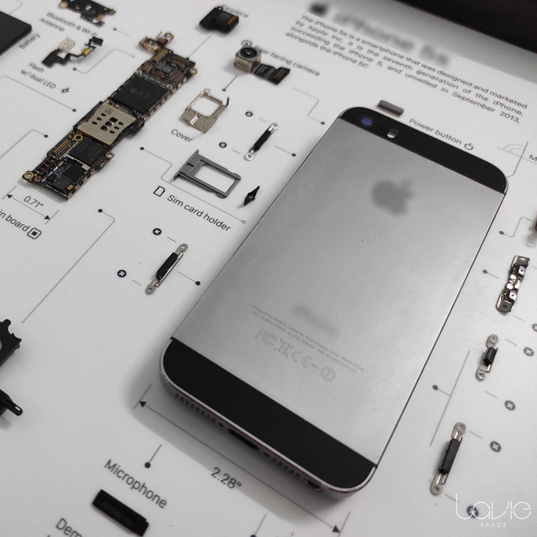 Iphone 5 Disassembly Camera Clipart