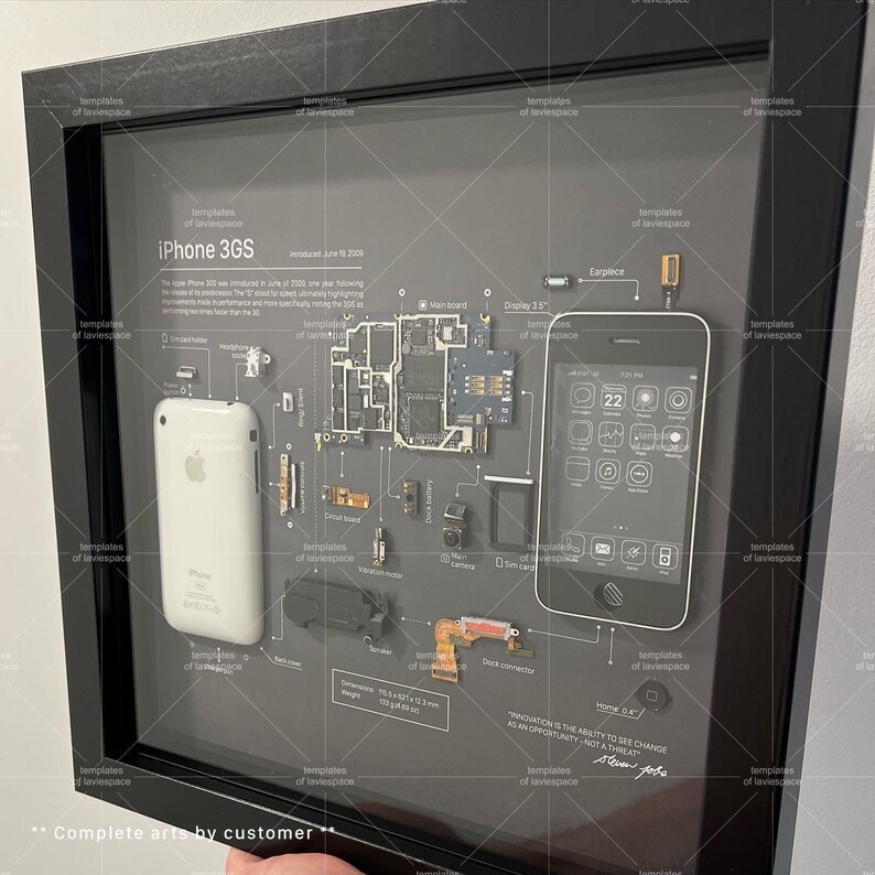 IPhone 3GS Teardown Template Download Disassemble Drawings - Etsy