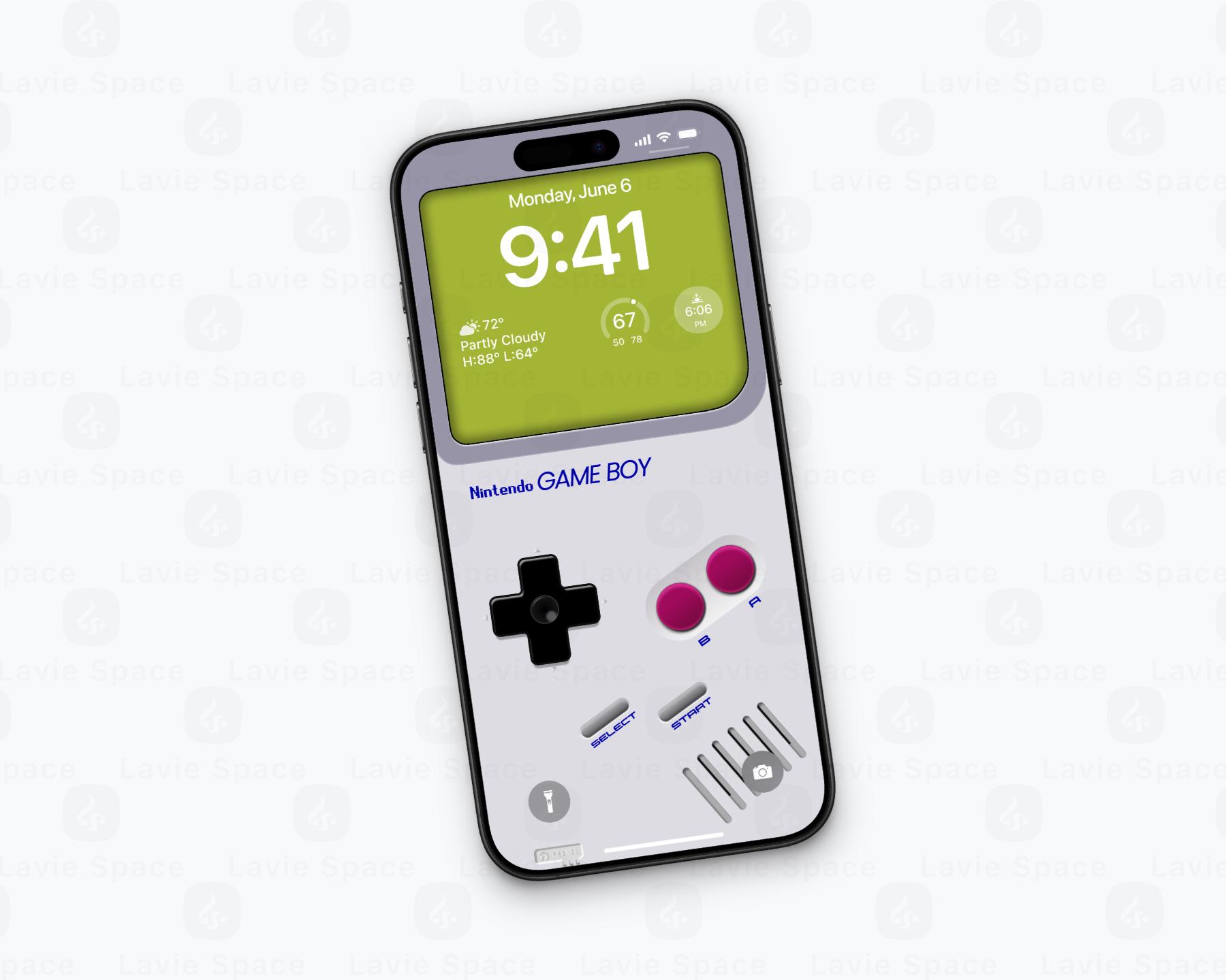 Gameboy iPhone Wallpaper Pack Retro Gaming Lock Screen Pixel Aesthetic ...
