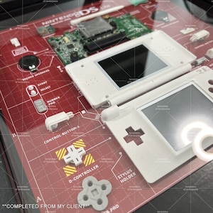 Download DS Lite Teardown Template, Square Framed, Disassembly Game ...