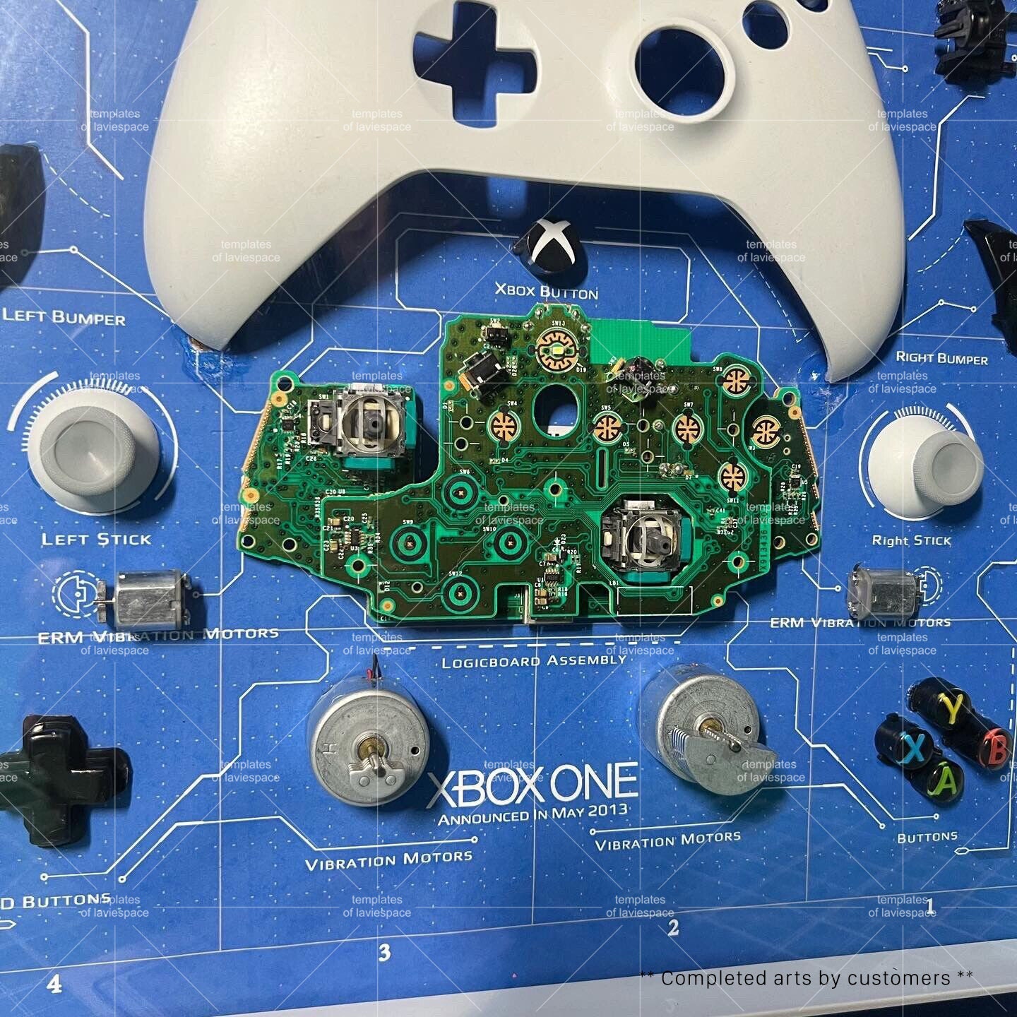 Download XBOX ONE 2013 Teardown Template Disassemble Game - Etsy