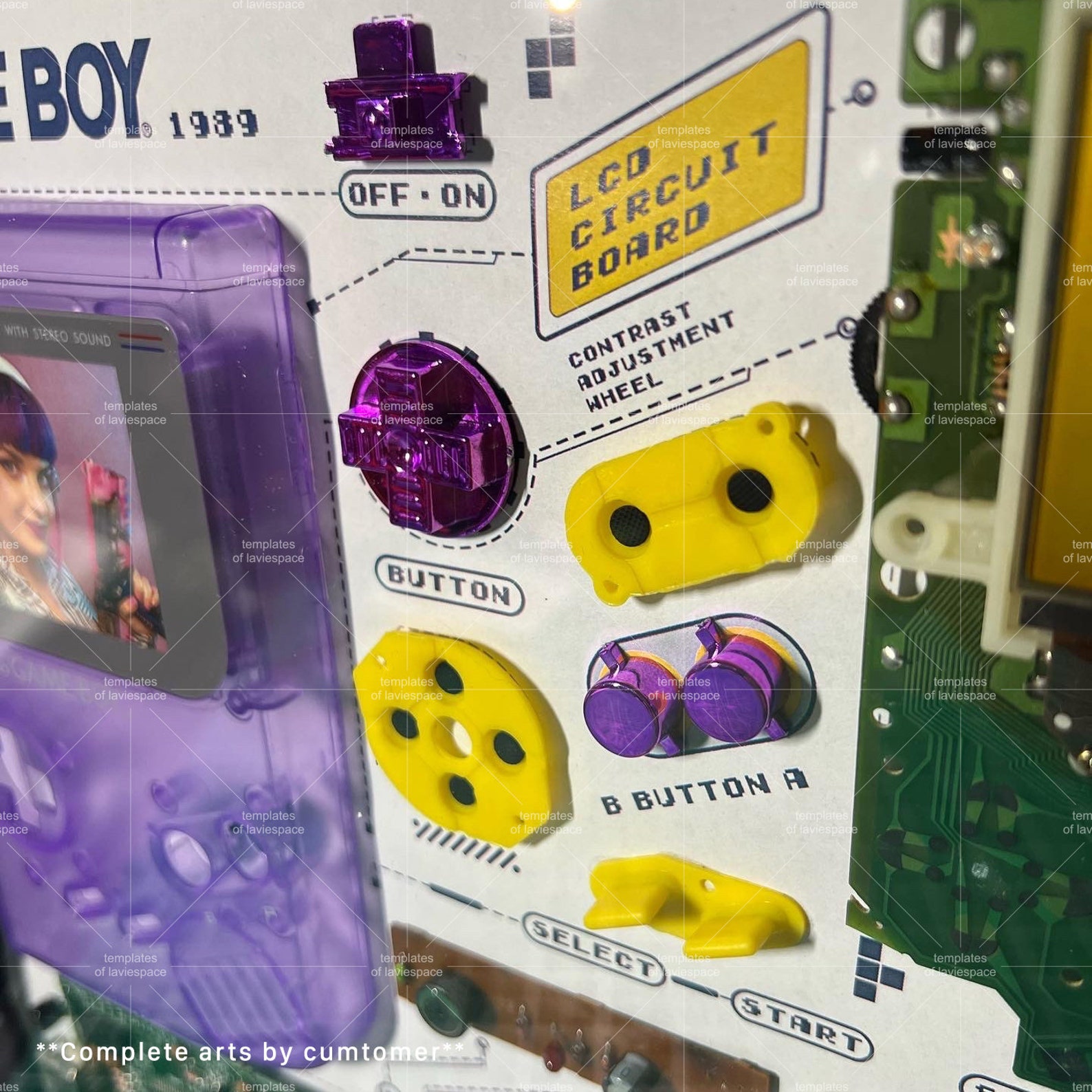 Download GAME BOY_CLASSIC Teardown Template Disassemble Game - Etsy Canada