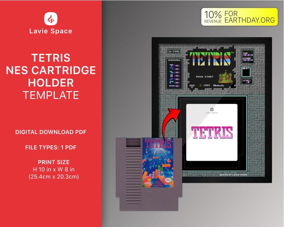 Download Tetris, NES Cartridge Holder Template, Dad Gift-happy Father's ...