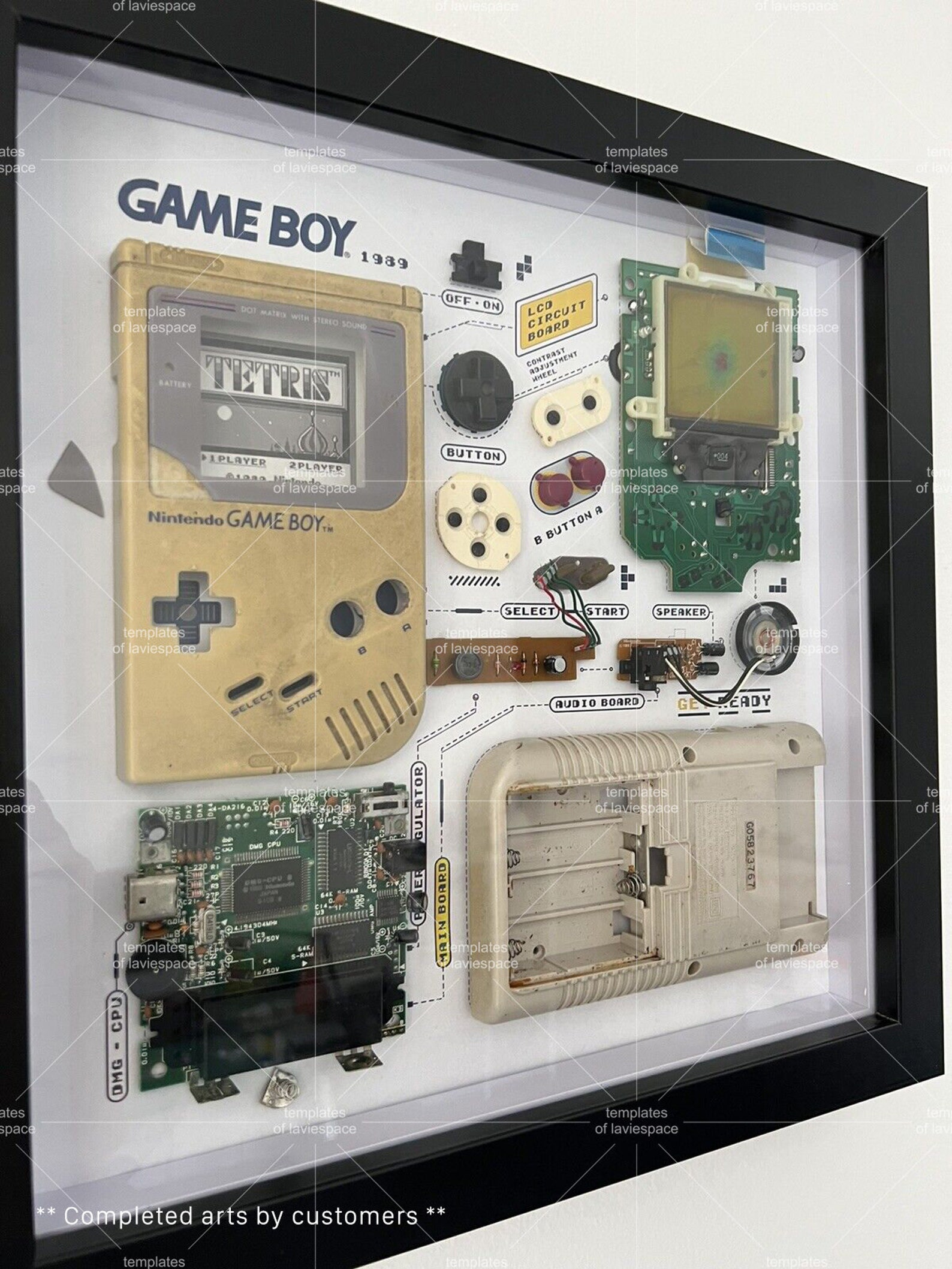 Download GAME BOY_CLASSIC Teardown Template Disassemble Game - Etsy Canada