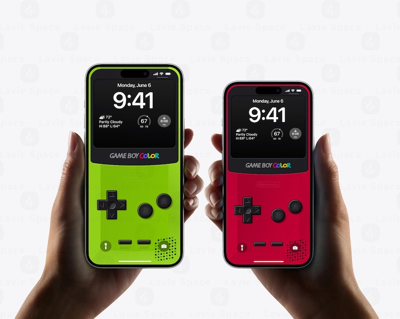 Gameboy Color Wallpaper Pack Pixel Retro iPhone Lock Screen Nintendo ...