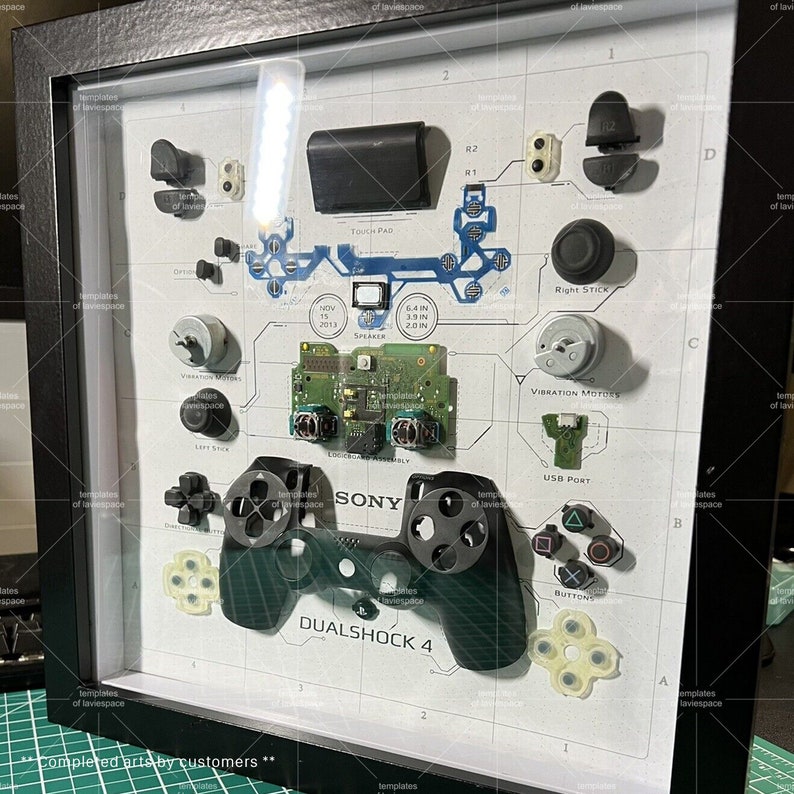 Download Dualshock 4 Controller Teardown Template - Etsy Singapore