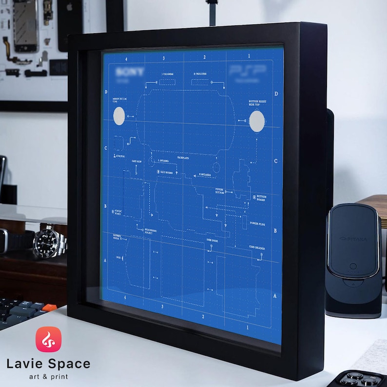 Download PSP 3000 Teardown Template Disassemble Game - Etsy