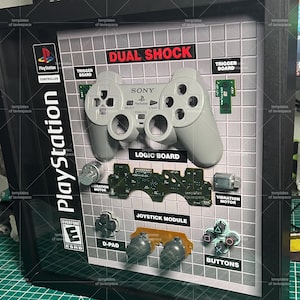 Dualshock 1 Teardown Template Download Playstation Orginal 1997 - Etsy