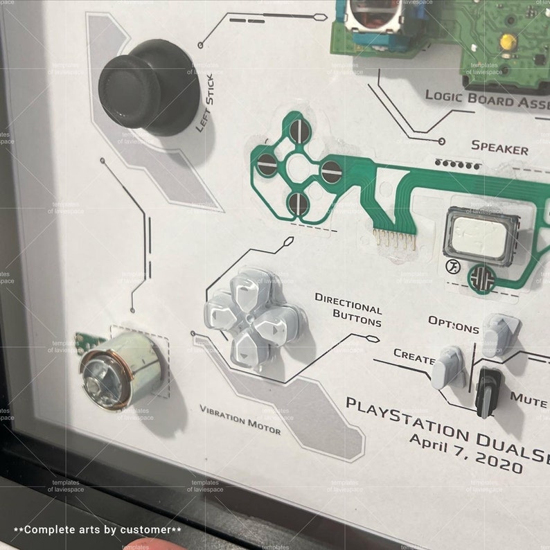Dual Sense Controller Download Teardown Template Disassemble Game ...