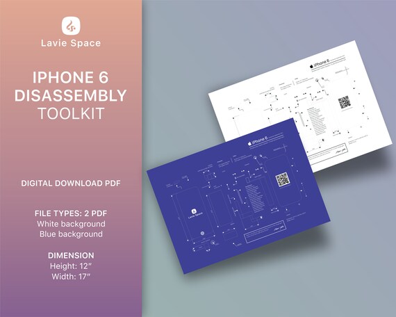 Download Iphone 6 Teardown Template Disassemble Phone - Etsy