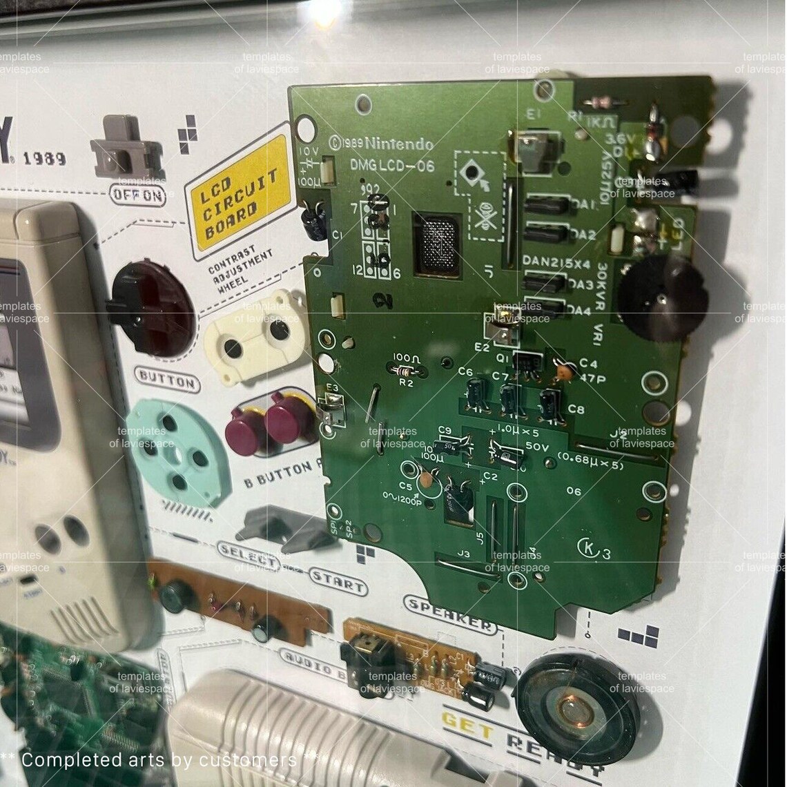 Download GAME BOY_CLASSIC Teardown Template Disassemble Game - Etsy Canada