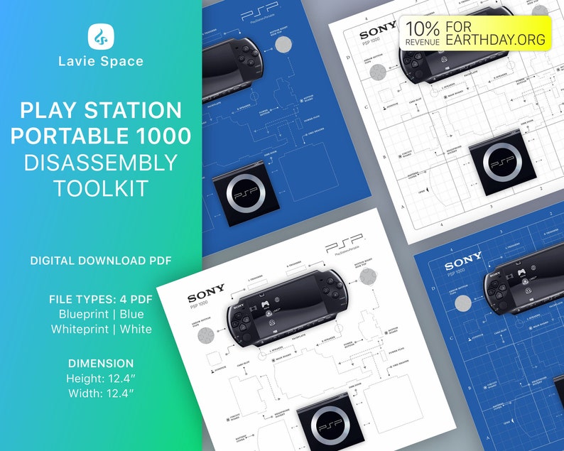 Download PSP 1000 Teardown Template, Disassemble Game Controller ...