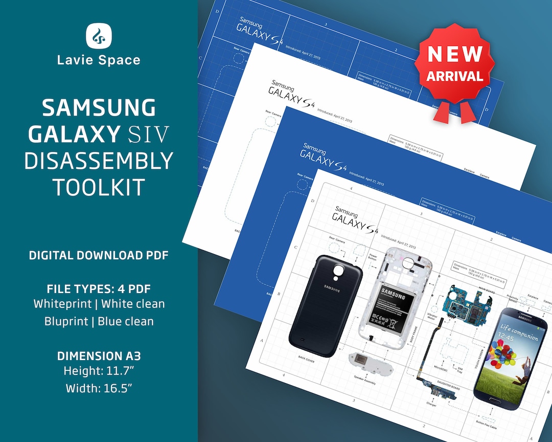Disassembly Galaxy S4, GT-I9500, Galaxy S Series, Smartphone Teardown ...