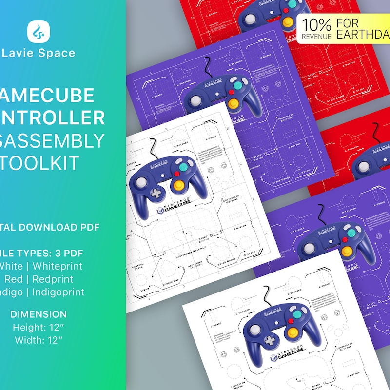 Exploded Controller - Etsy