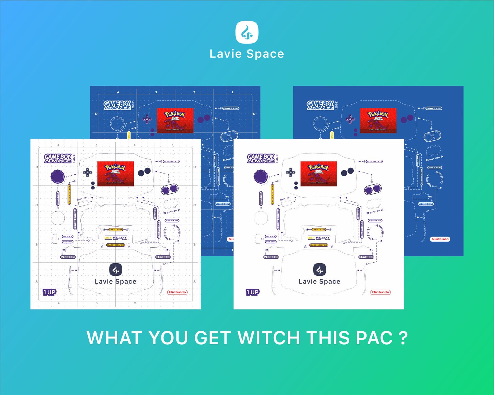 Download GAME_BOY_ADVANCE Teardown Template Disassemble Game - Etsy