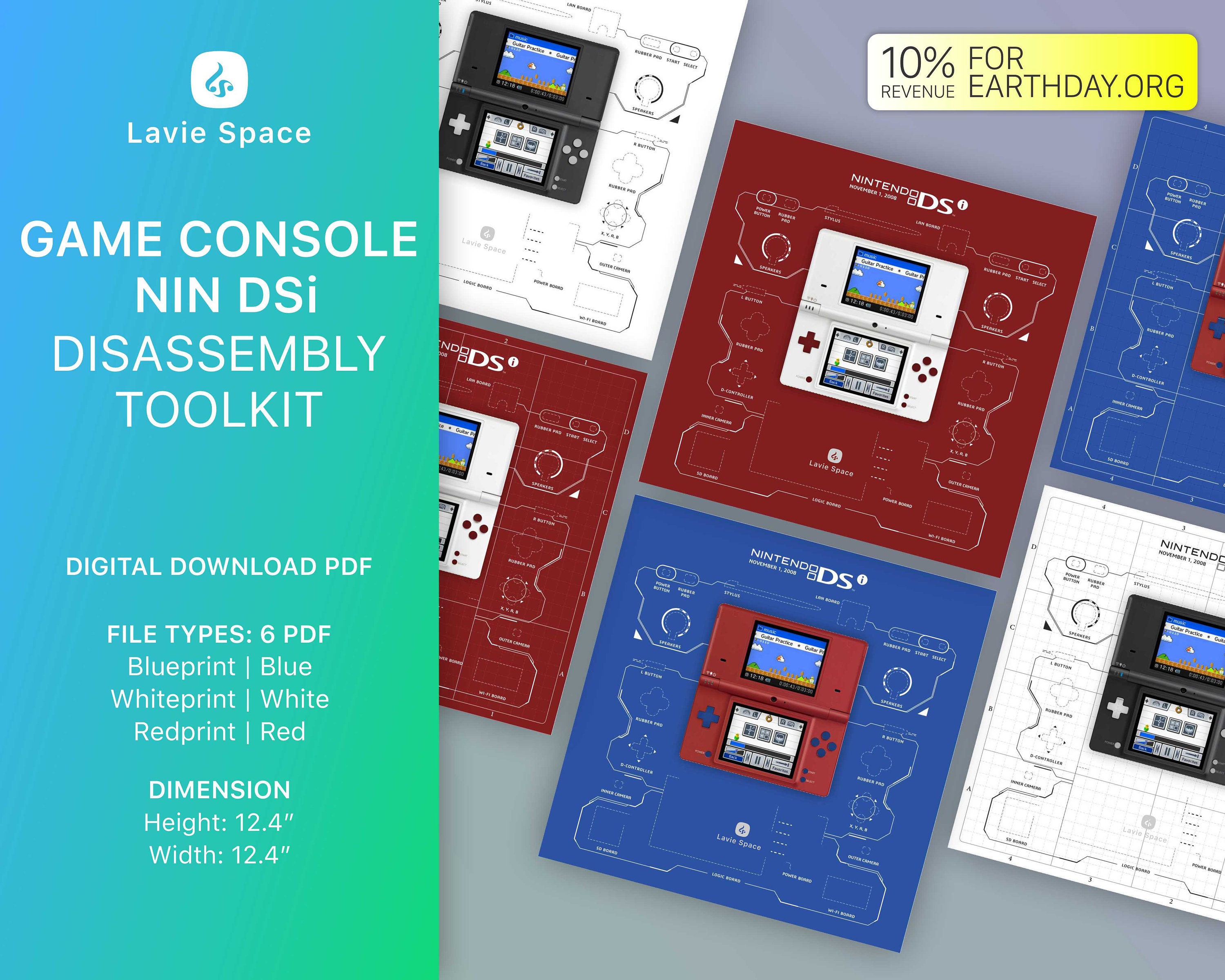 Download Dsi Teardown Template, Square Framed, Disassembly Game ...
