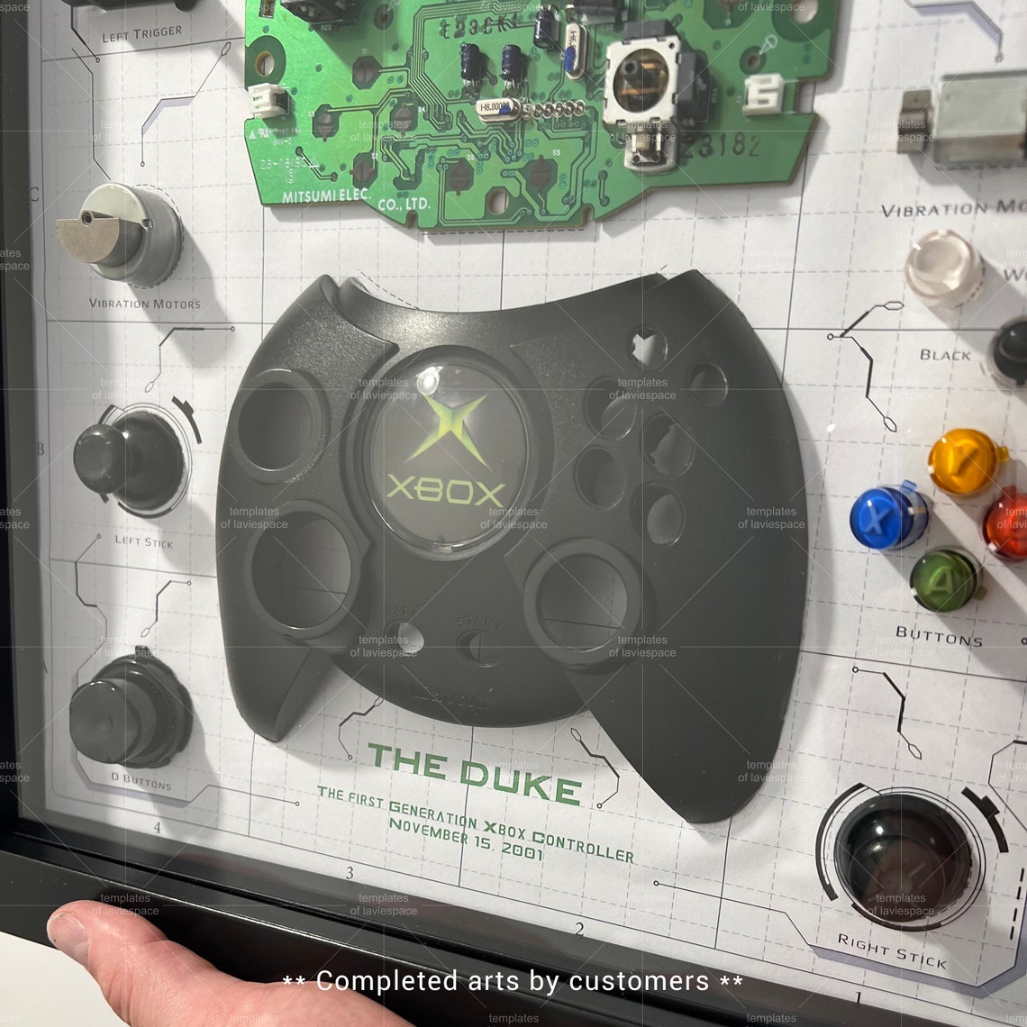 Download Original XBOX Teardown Template the Duke - Etsy