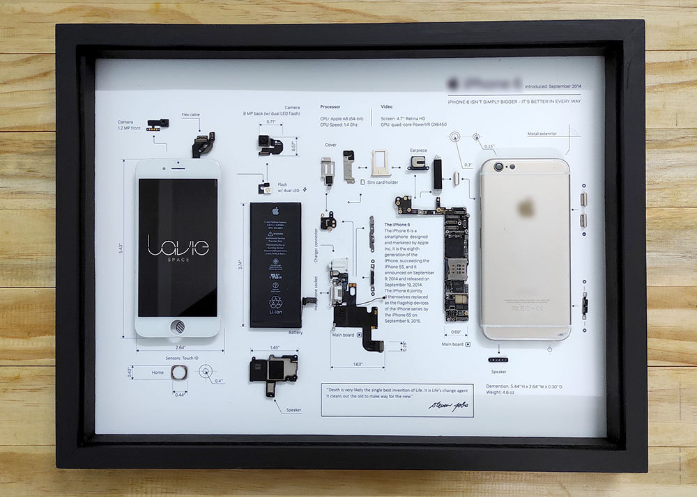 Descargar plantilla de desmontaje del iPhone 6, dibujos de desmontaje del teléfono - Etsy España