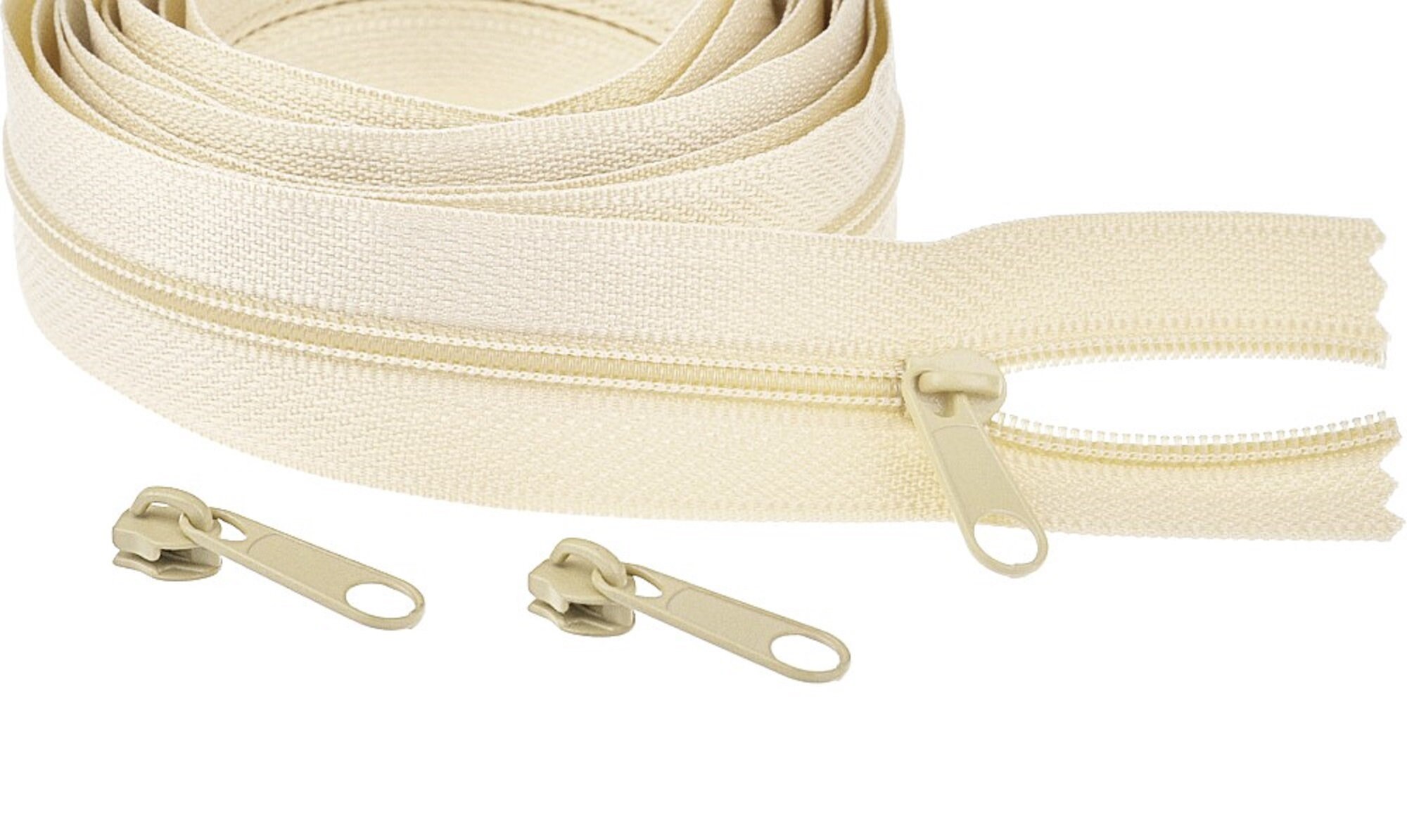 Spiral zipper endless / 3 mm / incl. zipper / by the meter / | Etsy