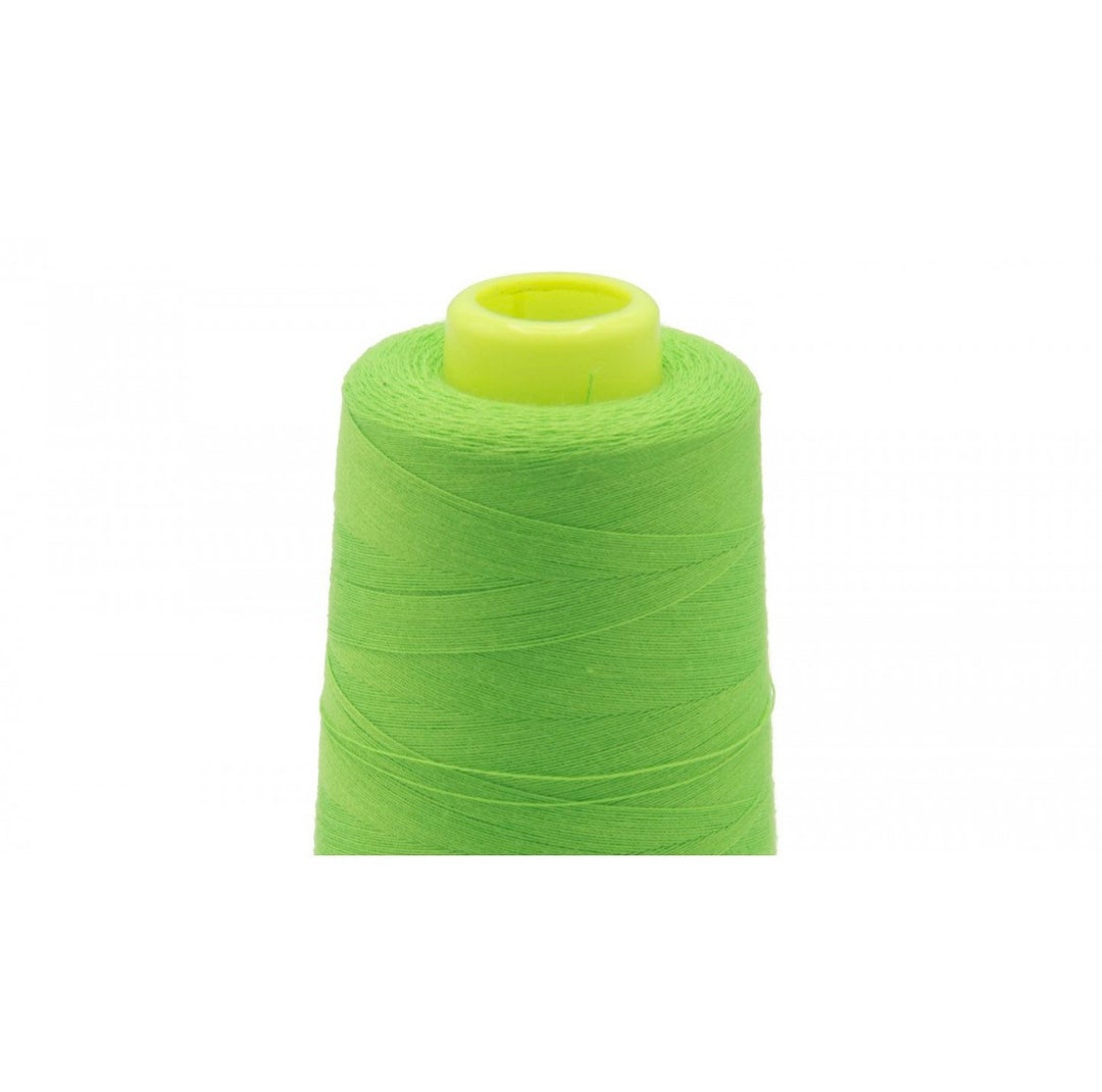 4 Cones of Overlock Thread Each 3000 Yards / Approx. 2743 M Neon Green ...