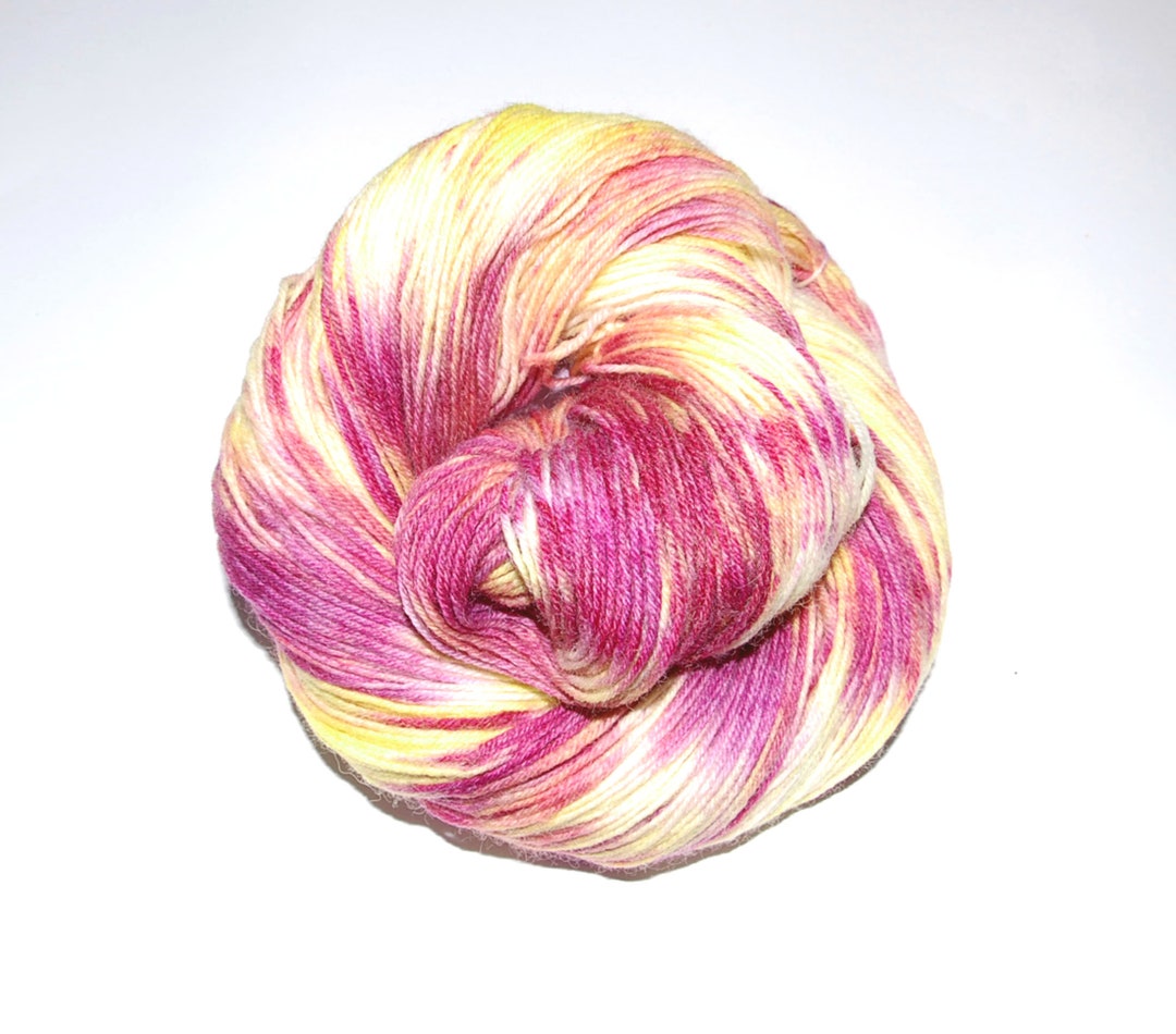 Sock Yarn spaghetti Ice Cream Hand-dyed 100g, I Would Be Happy to Knit ...