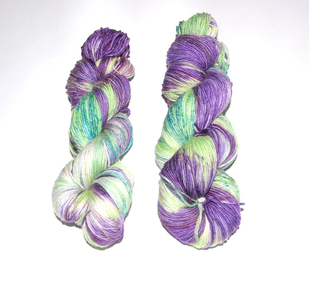 High-twist Wool Hand-dyed, Yarn for Special Cloths and Accessories, 100 ...
