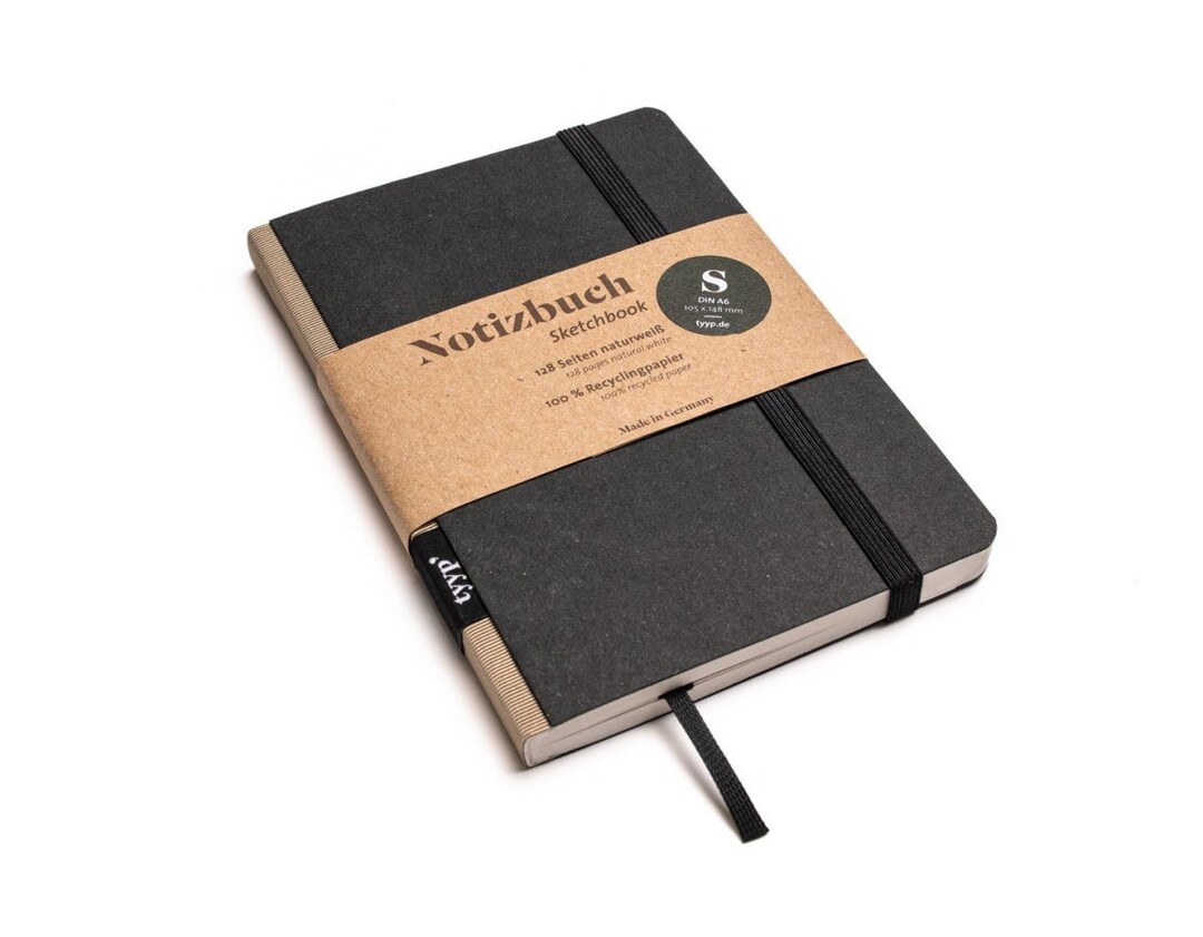 Handmade Design Notebook A6 Made of 100% Recycled Paper - Etsy