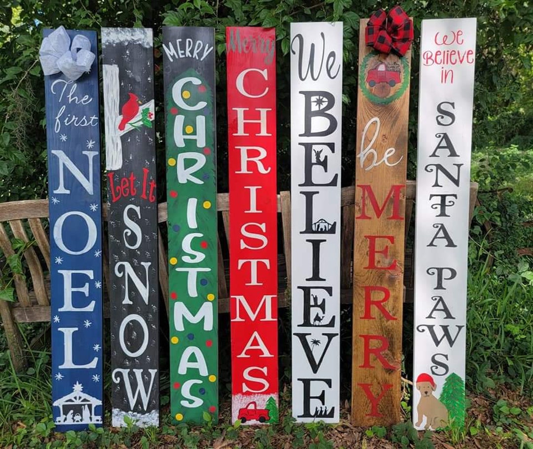 Christmas Porch Signs - Etsy