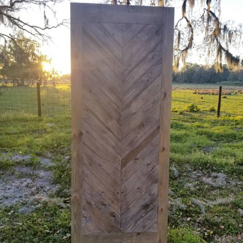 Chevron Barn Door - Etsy