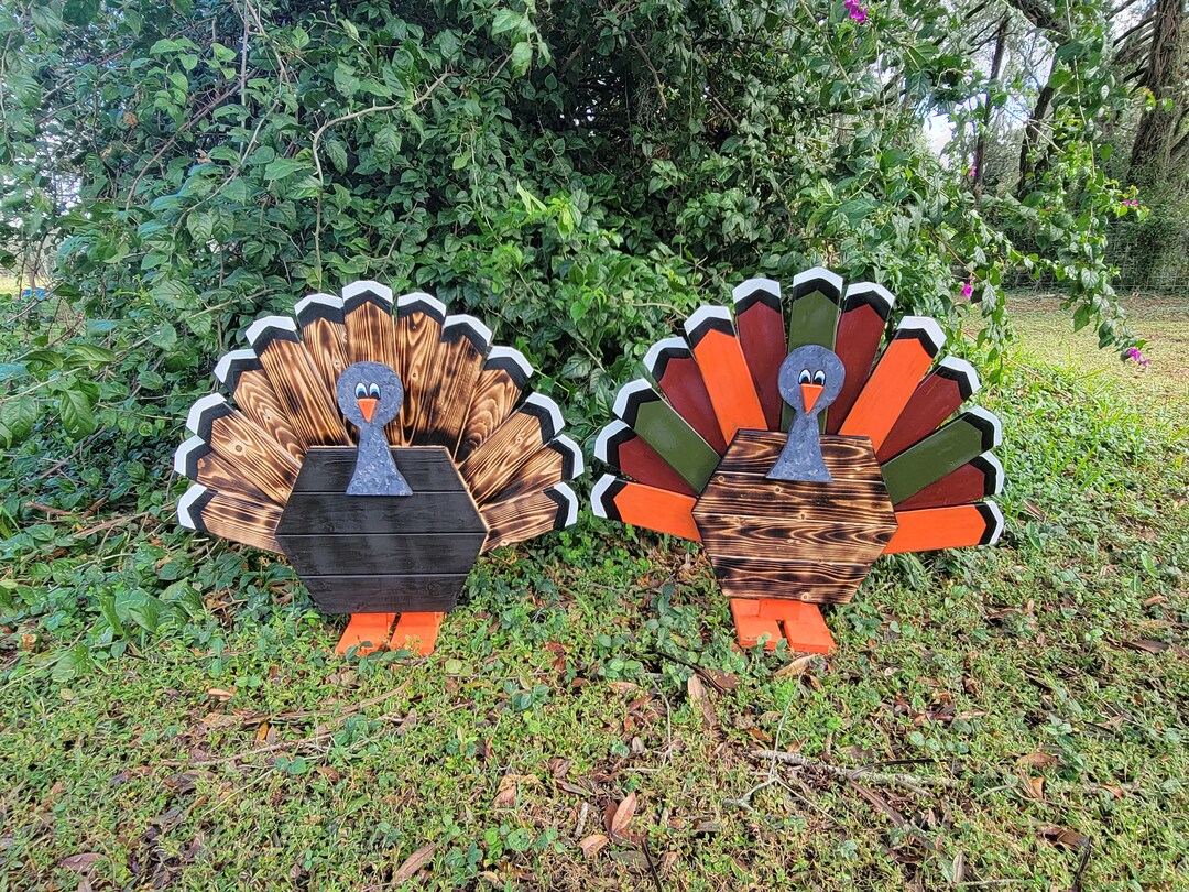 Wooden Thanksgiving Turkey - Etsy