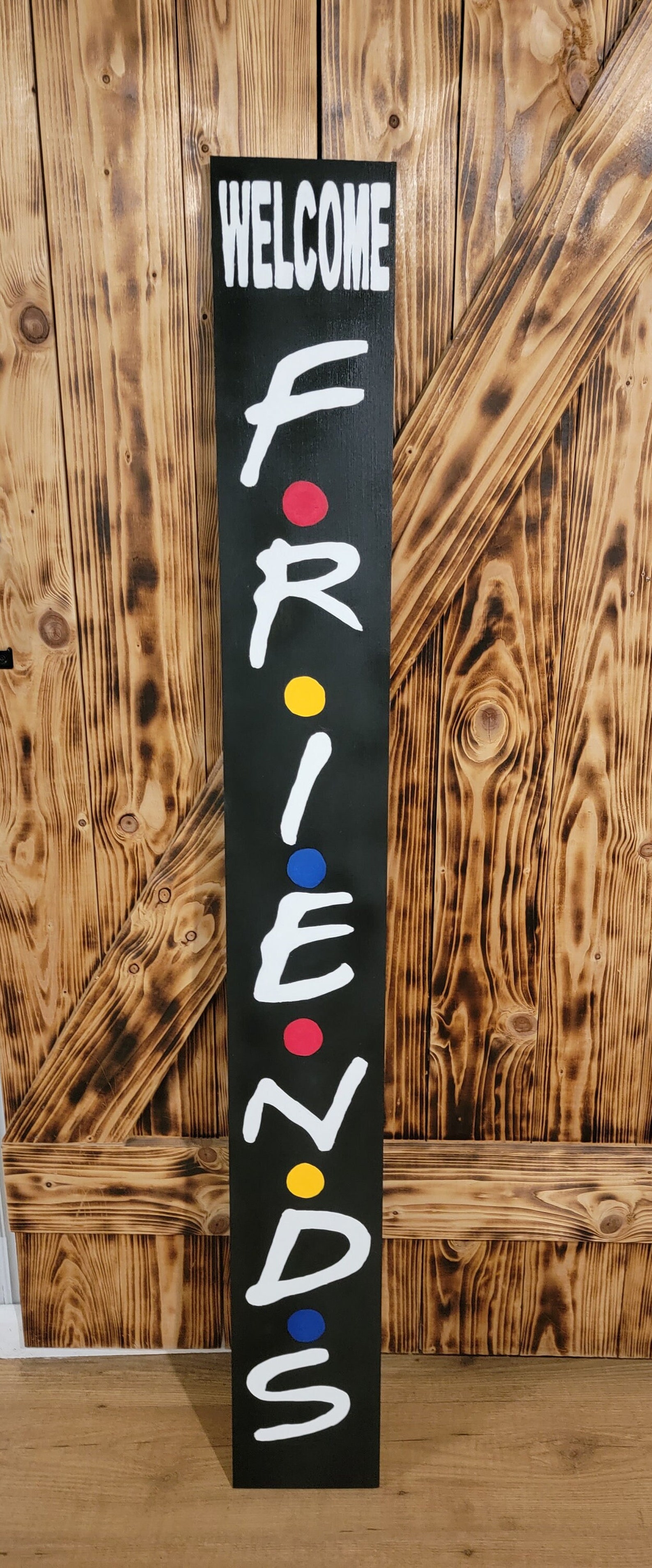 Friends Welcome Sign - Etsy