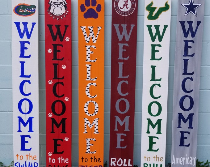 Sports Welcome Sign - Etsy