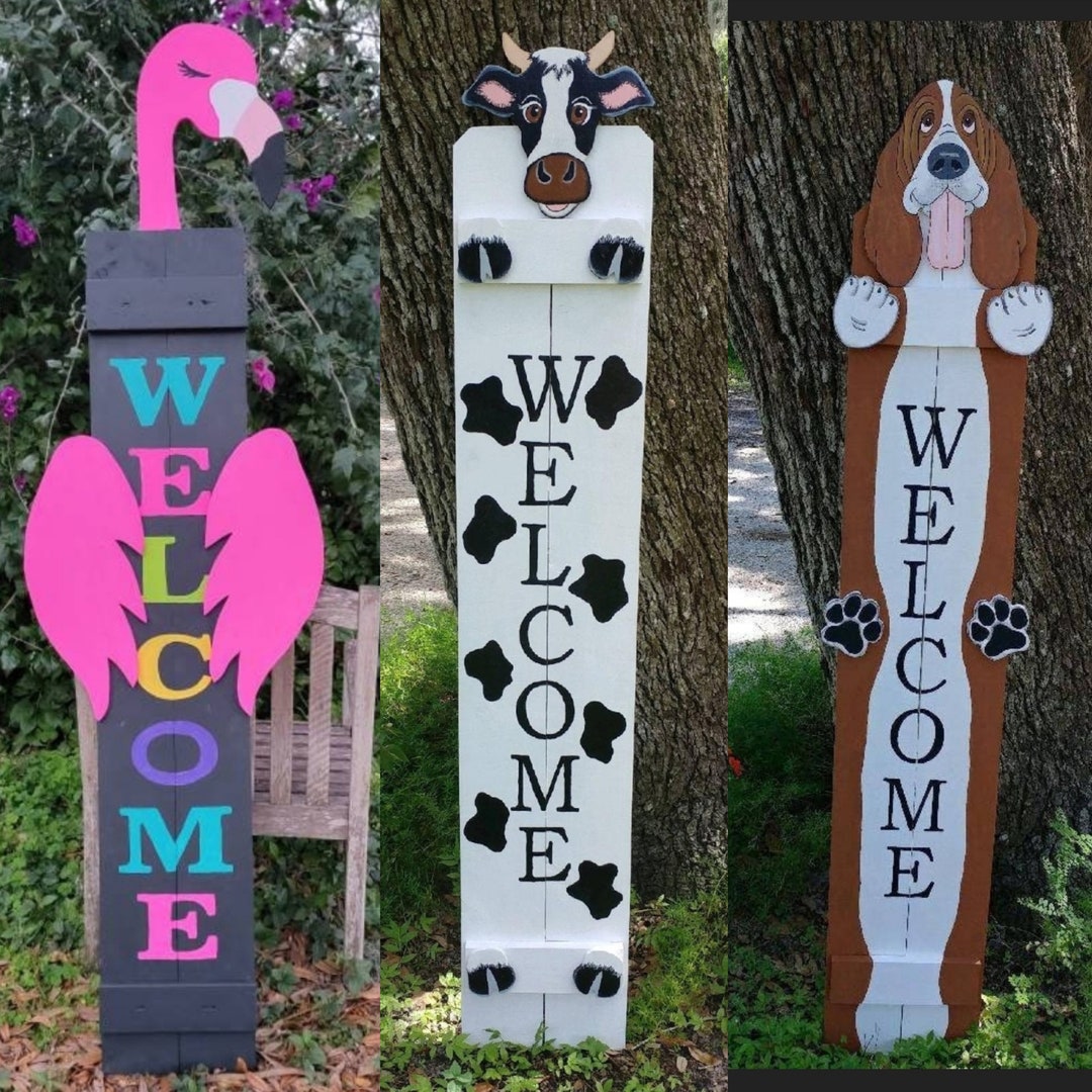 Character Porch Sign - Etsy