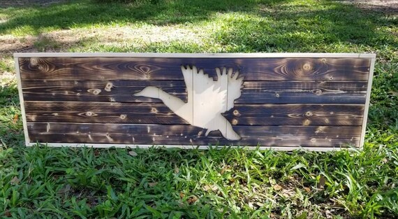 Torched Duck Sign | Etsy