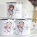 Tasse zur Einschulung mit Name Geschenkidee Mädchen - Etsy.de