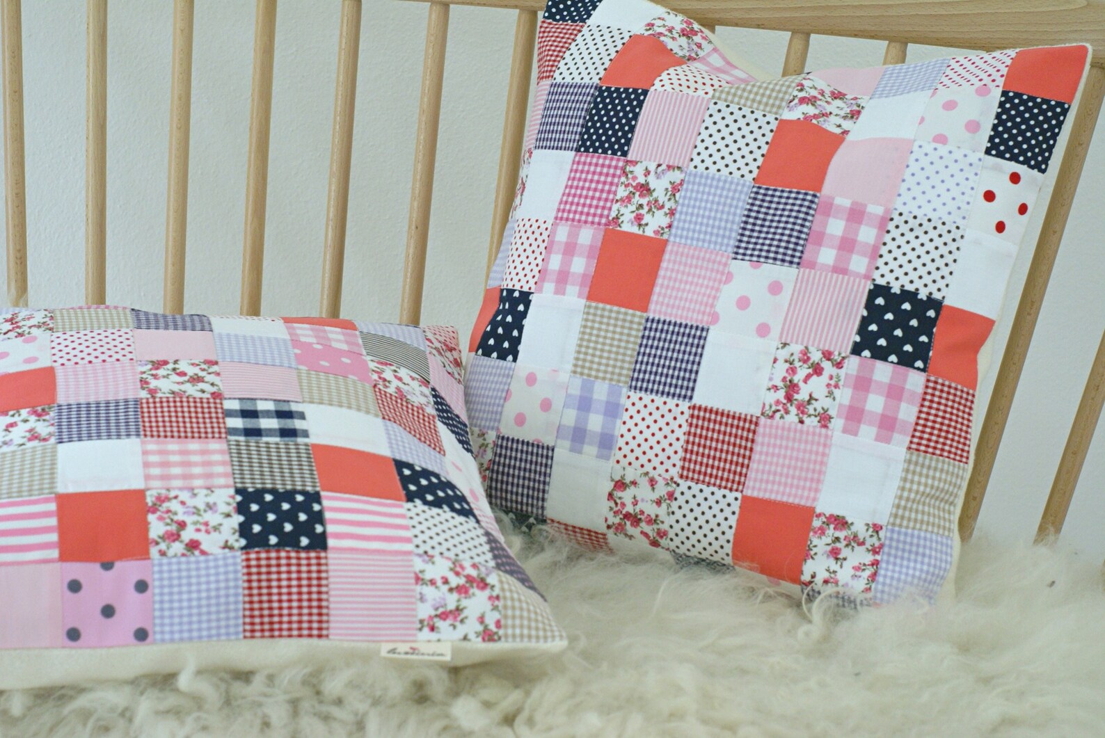 Patchwork Pillowcase High Quality Patchwork Pillowcase 40x40 - Etsy UK