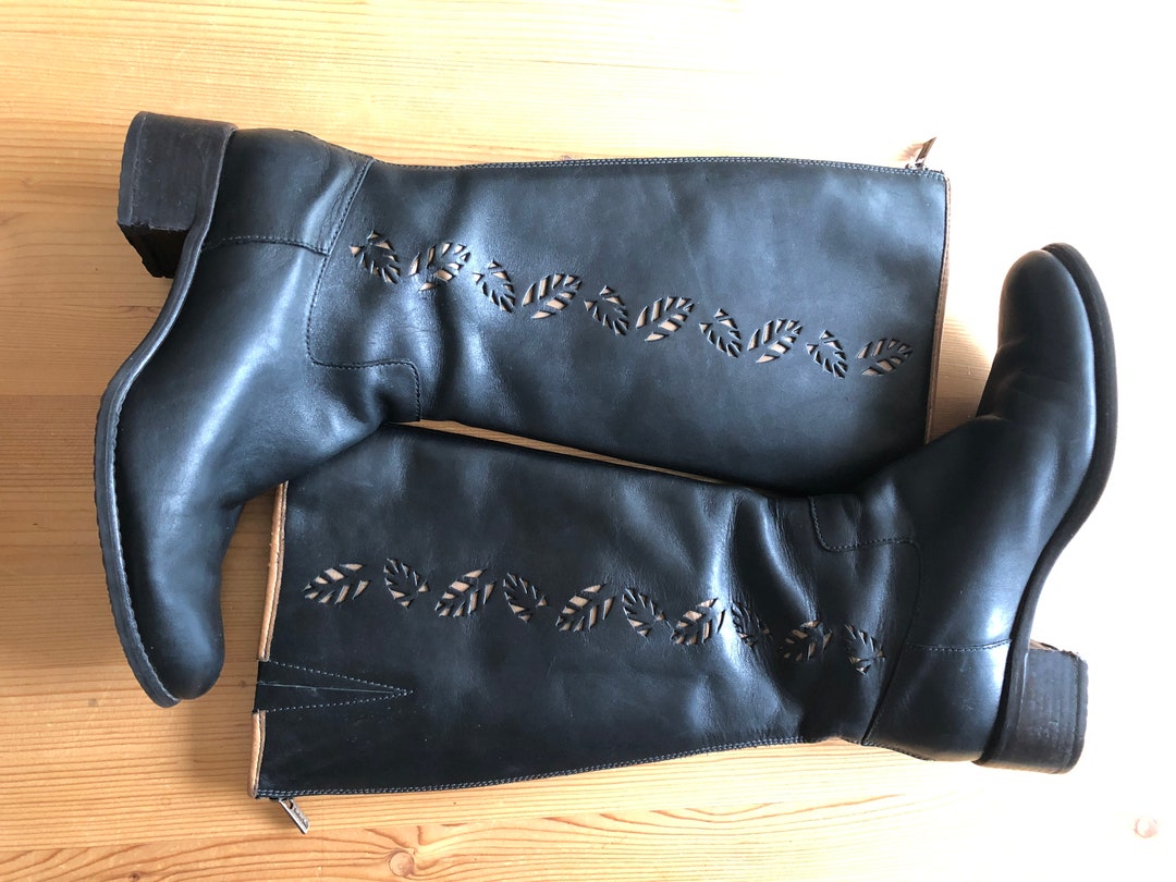 Black Leather Boots TIMBERLAND Women's Boots Leather Boots DE Size 38 ...
