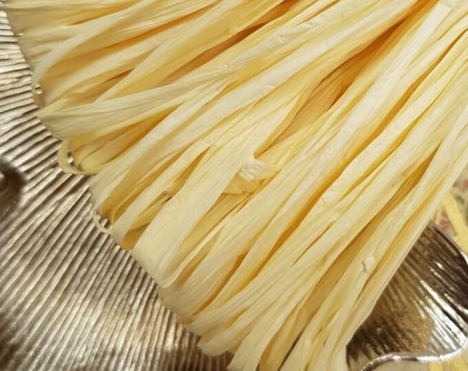 Raffia Matt Finish, Cream Color, 5 Mm Width - Etsy