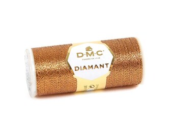 DMC Metallic Embroidery Thread 43.7yd gold or Silver - Etsy