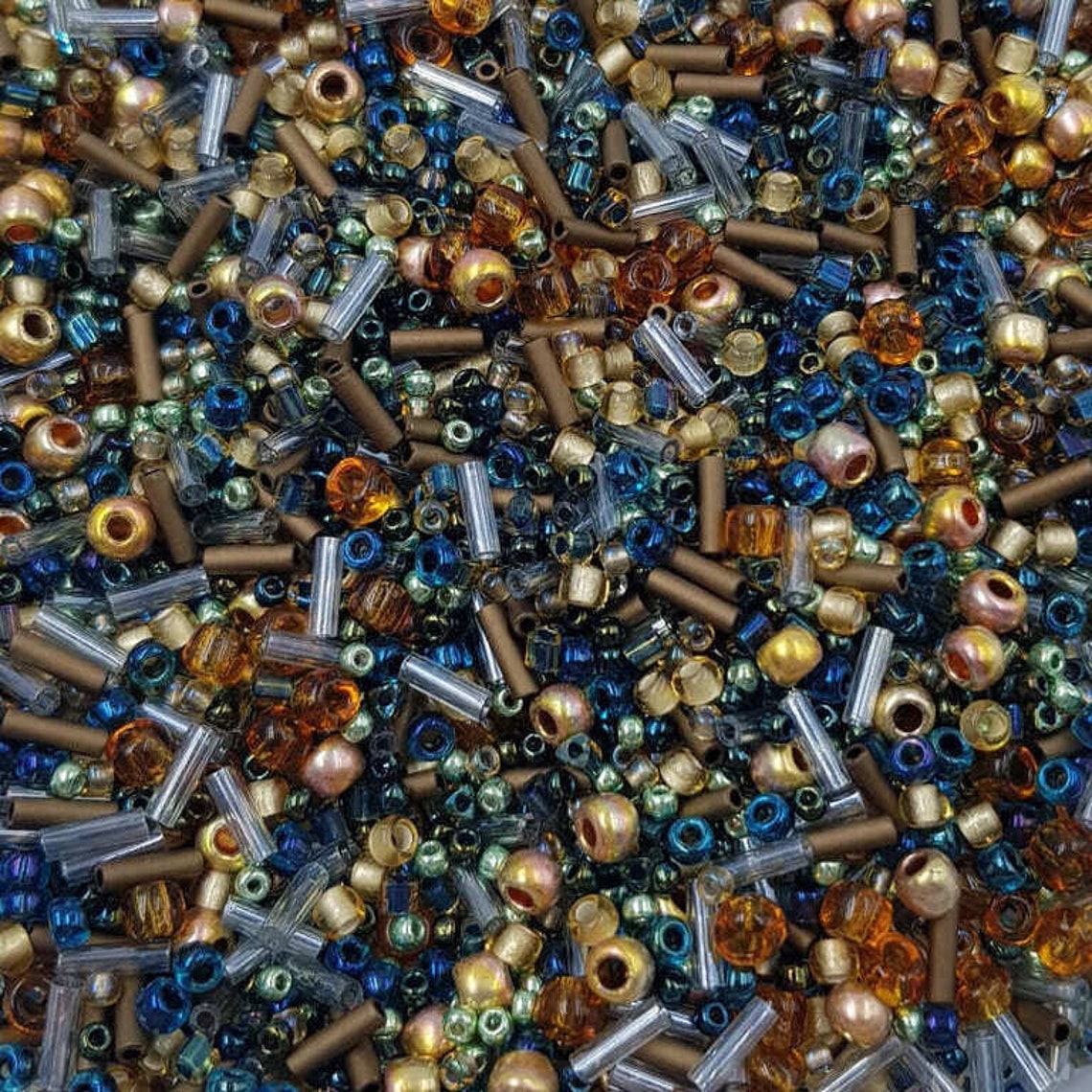 TOHO Multi-shape/color Mix, Raiden Gold-green-blue Mix, TX-01-3220 - Etsy