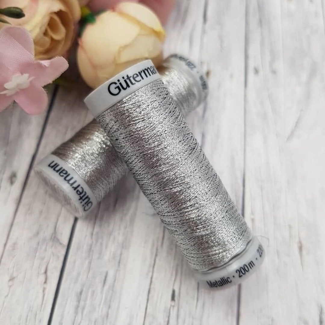 Metallic Thread Gutermann, Color 7009, 200m - Etsy