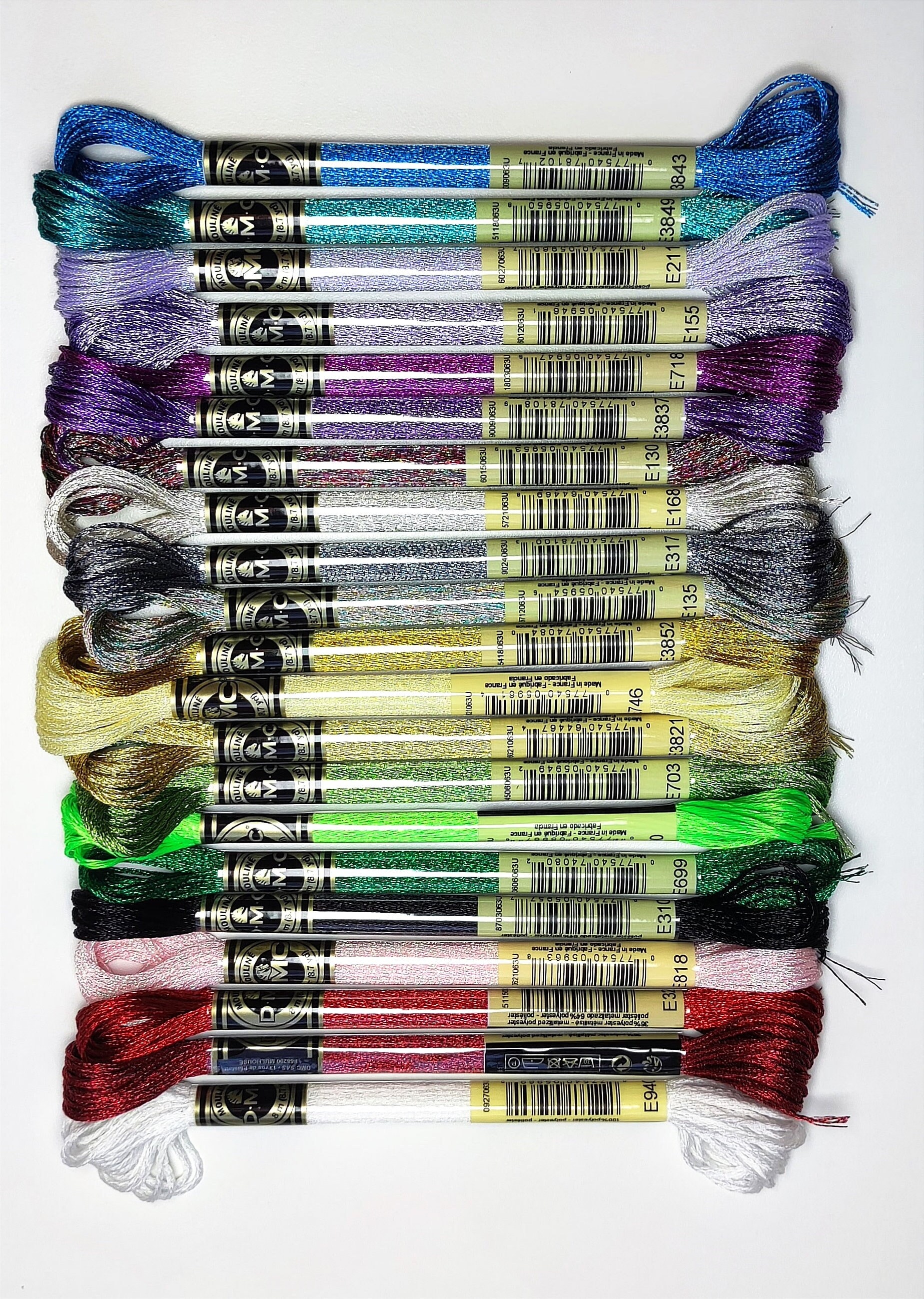 DMC Light Effects/metallic Thread Cross Stitch & Light - Etsy