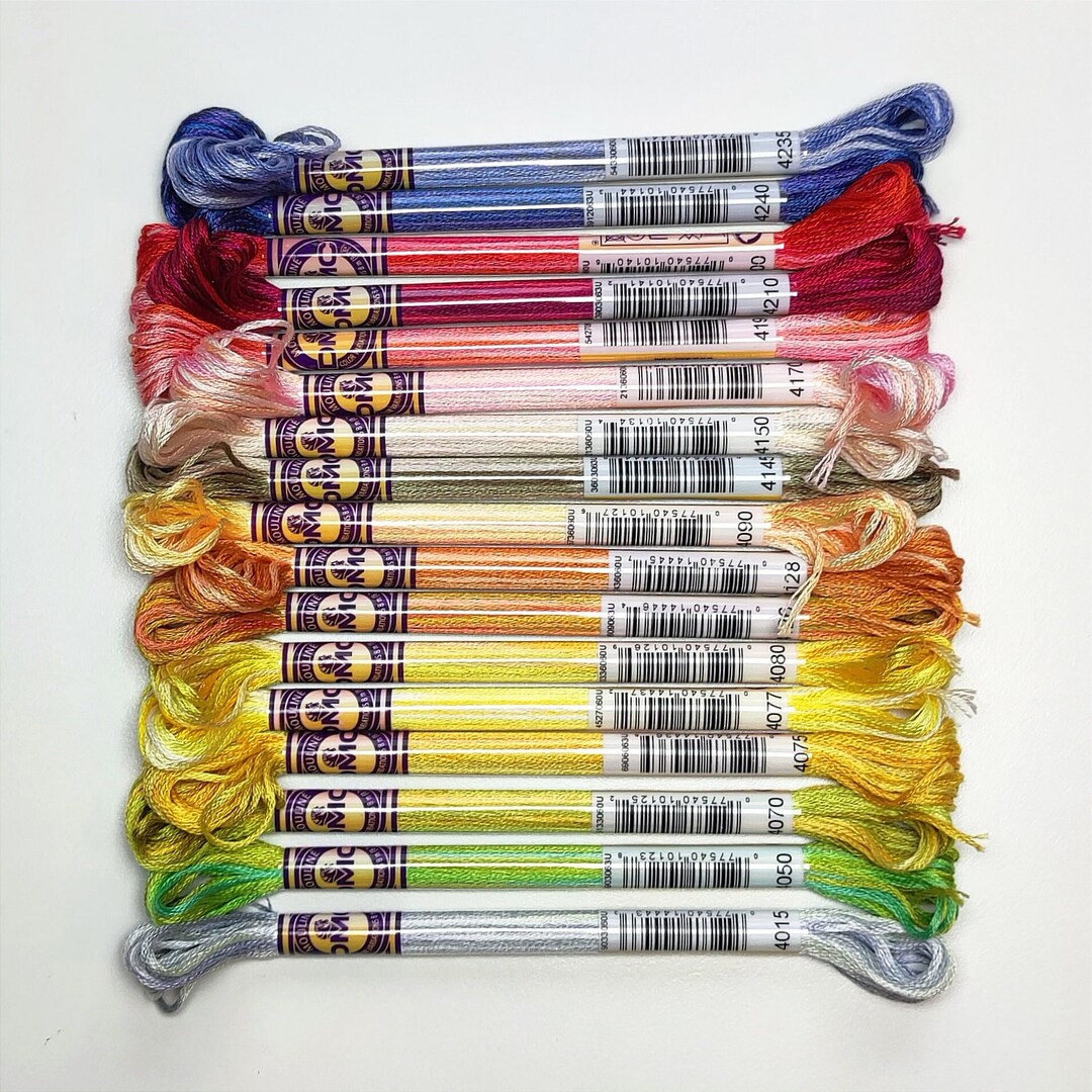 DMC Mouline Color Variations DMC Floss Cotton Embroidery Thread Cross ...