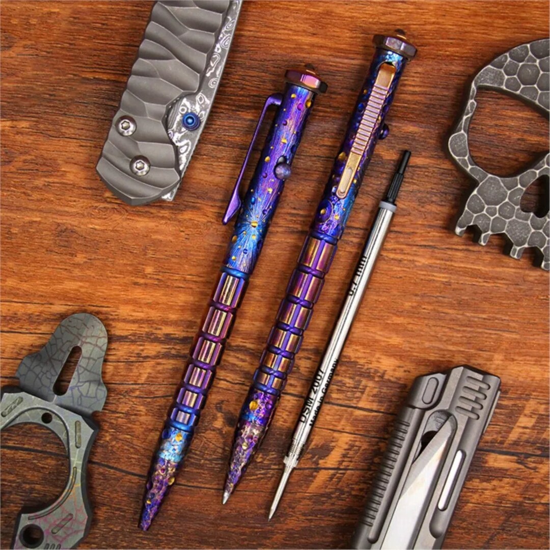 1pcs Limited Edition Titanium Alloy Tactical Pen Ballpoint Penalties ...